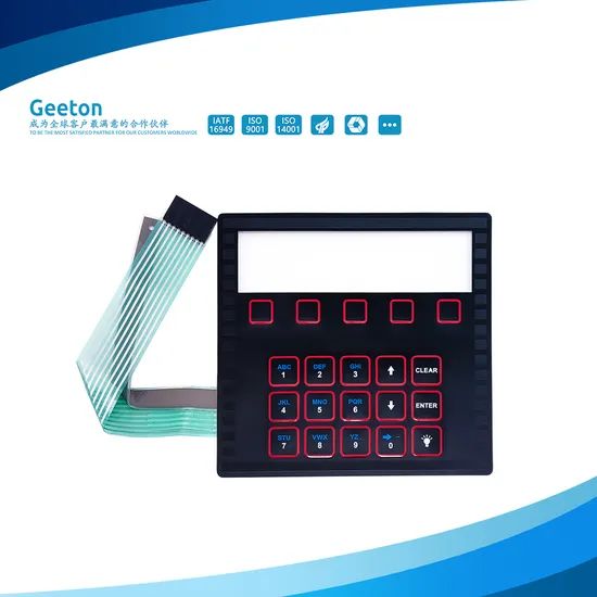 Custom Printed Tactile Keyboard Push Button Membrane Switch from China ...