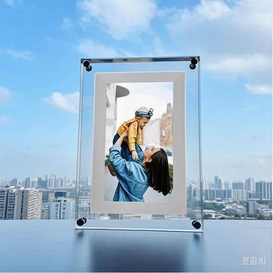 HD IPS Electronic Photo Frame Video Player Digital Photo Frame with ...