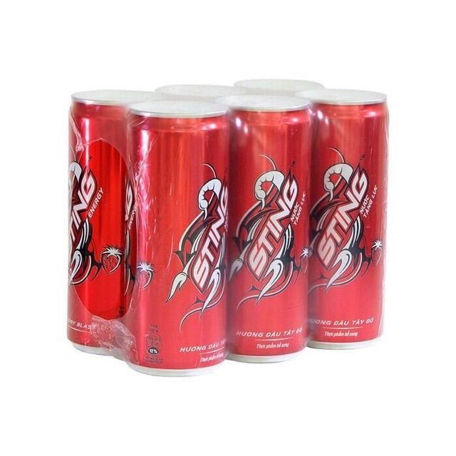 Red strawberry Sting Energy Drinks 330ml (24 cans/box) Berry Stings ...