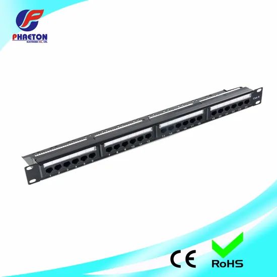 24 Port UTP CAT6 Patch Panel 19' 1u with Holder Type IDF Usage UTP ...