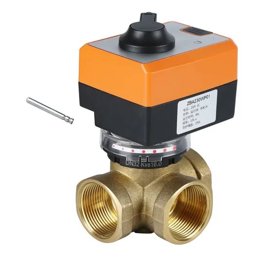 3-Way Ball Valve Electric Actuator 10nm Floating Control Rotary ...