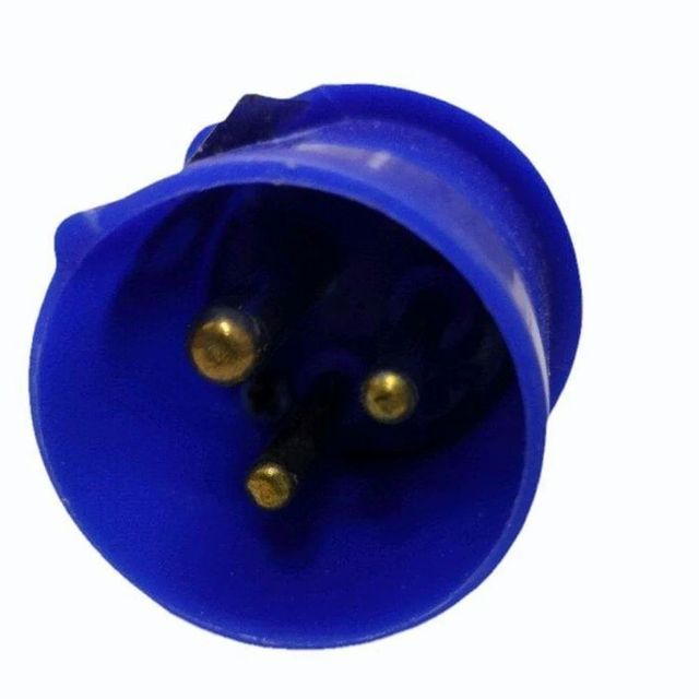 25 Amp 3 Pin Industrial Plugs Voltage 250 V IP Rating IP67 Amperage 16 ...
