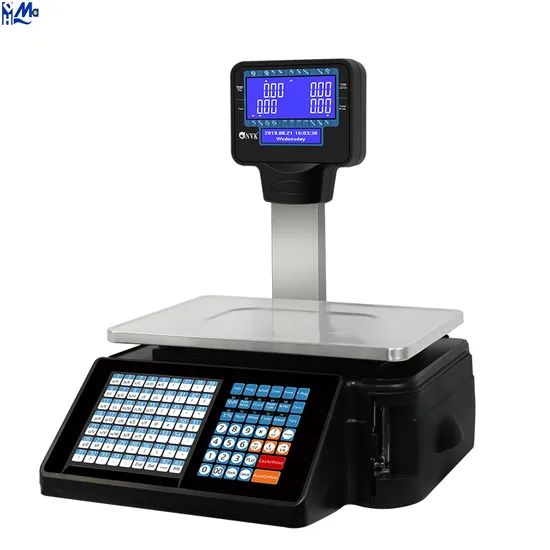 New Model POS Scale Electronic Intelligent Cashier Scale Barcode Scale ...