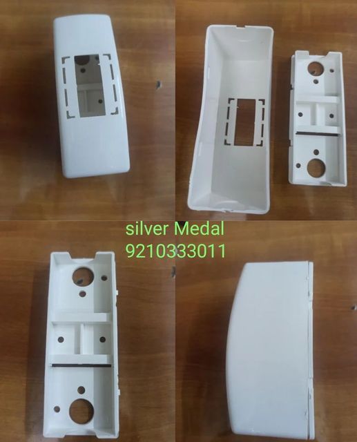 Single Door 1&2 POL PVC MCB BOX Color White Door Type Single Door ...